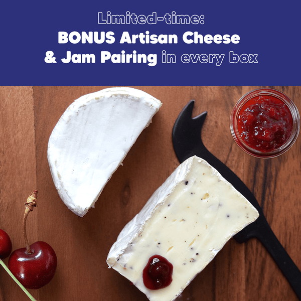 AppyHour Box + FREE Artisan Cheese & Jam Pairings for Life